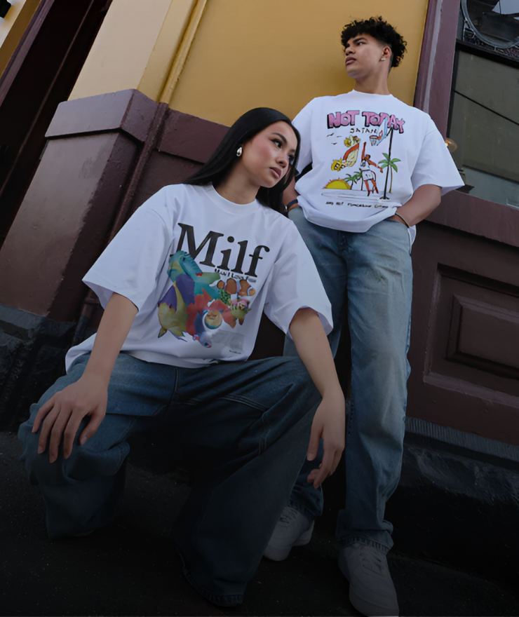 Graphic Oversize Tees – flexo