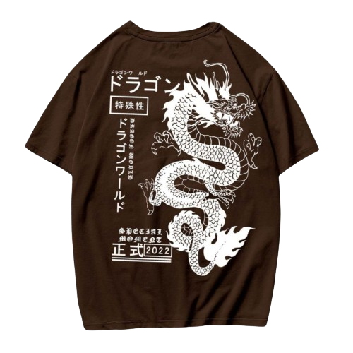 Chinese Dragon Oversized Tee – flexo